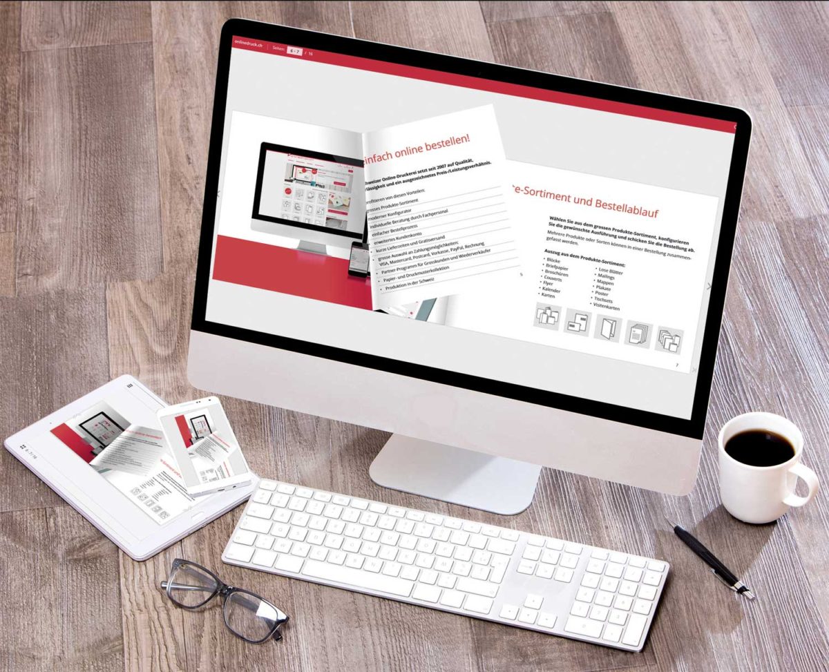 E-Paper_Screens – Print, Crossmedia, Web by bc medien ag